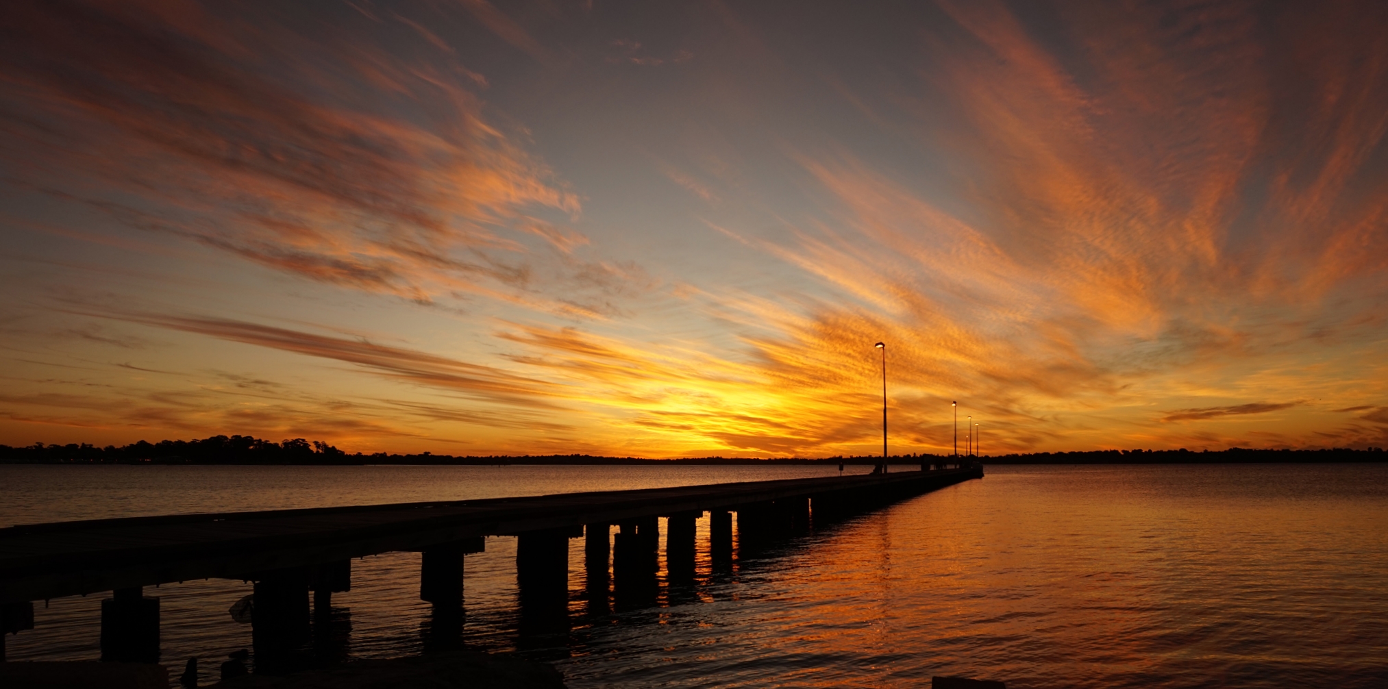 Como Beach Jetty yesterday. Amazing sunset! : r/perth